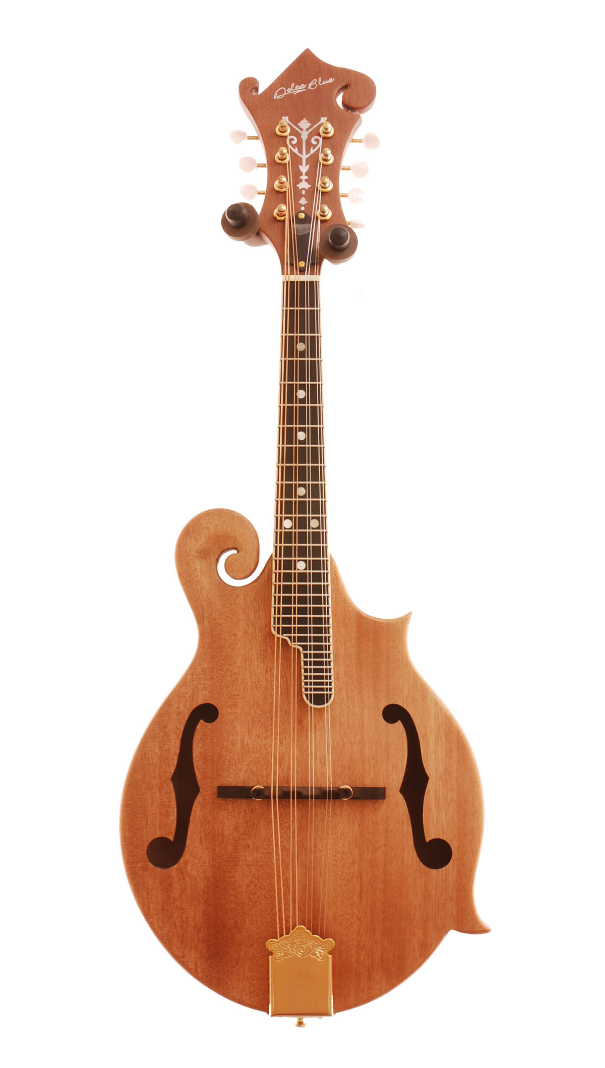 Delta Blue All Solid Mahogany Mandolin Stringed Folk Instruments ...