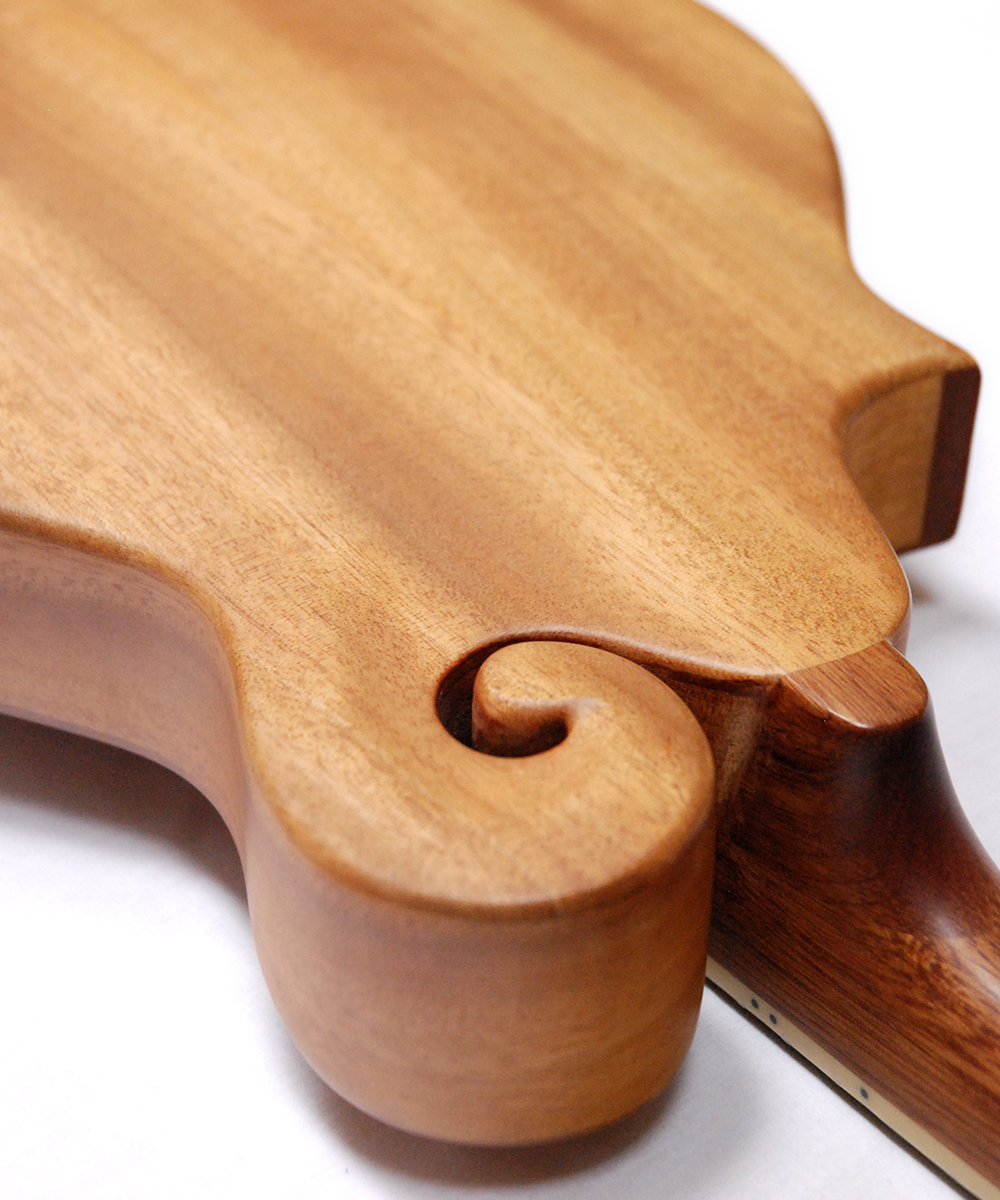 Delta Blue All Solid Mahogany Mandolin Stringed Folk Instruments ...