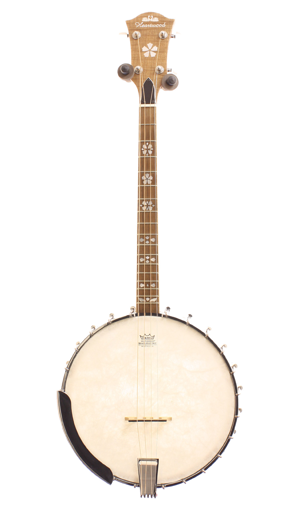 Heartwood Walnut Tenor Banjo Stringed Folk Instruments - Scayles Music