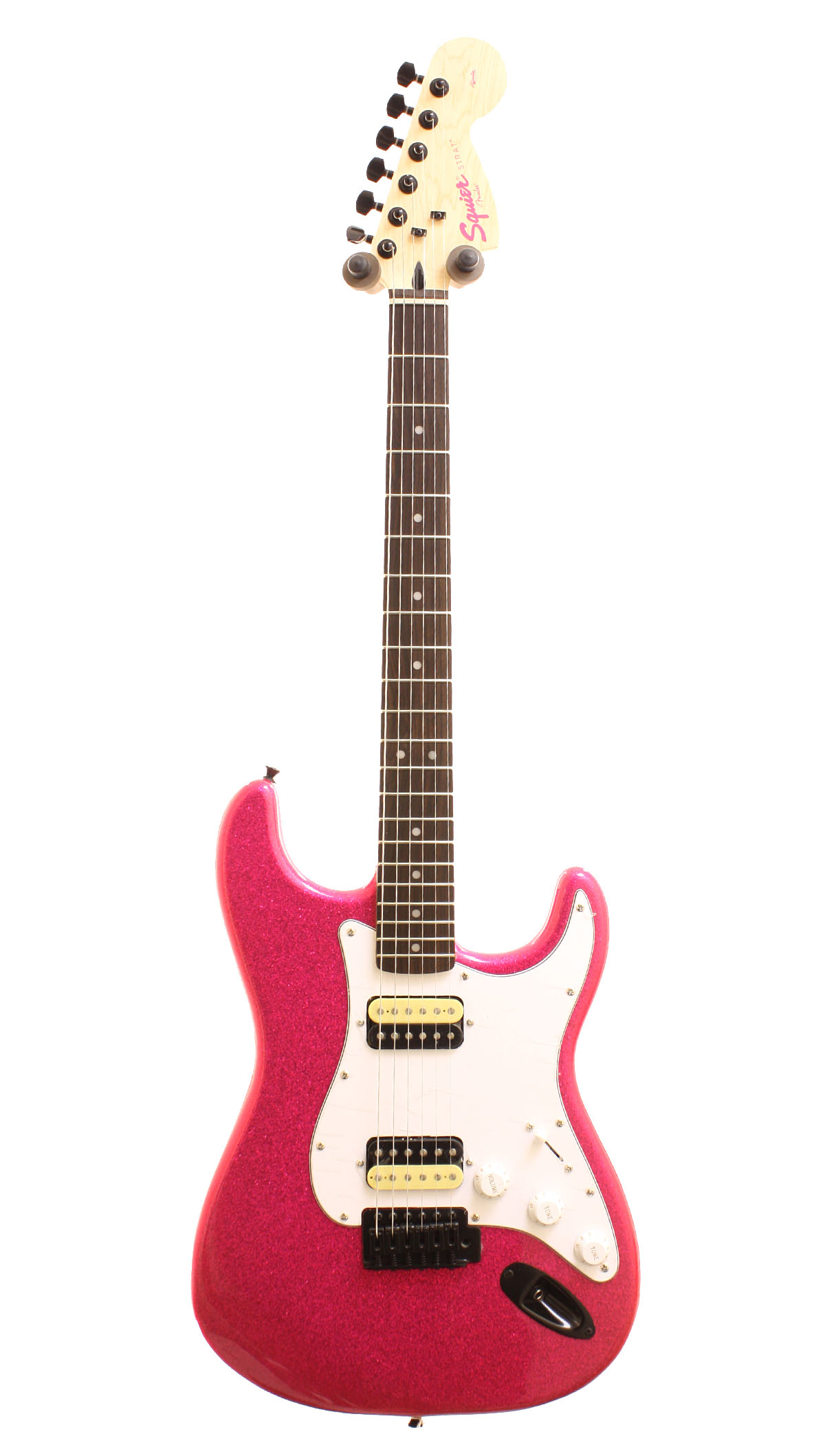 Squier Affinity Strat Pink Sparkle Guitars & Basses - Scayles Music